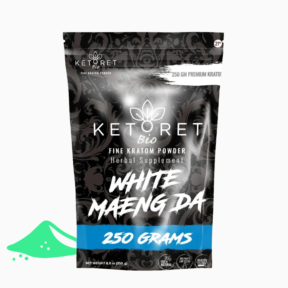White Maeng Da Kratom Powder | Strong White Vein – Ketoret Bio